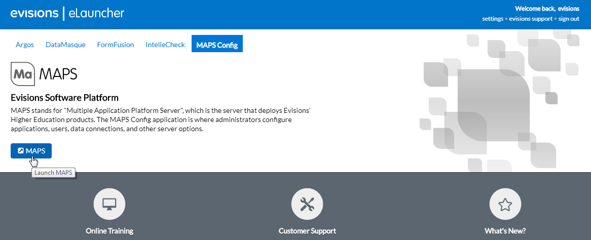 Step 2: Configure MAPS for Use with IntelleCheck